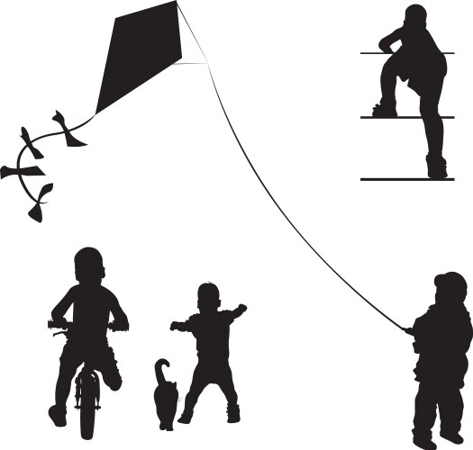 Kid Climbing Silhouette Vector Images (over 420)