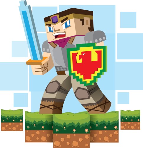 Minecraft Characters Vector Images (18)