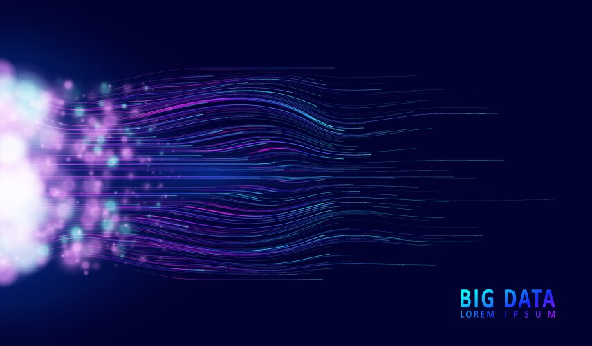 Data connection speed line Royalty Free Vector Image