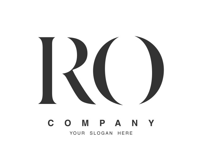 Lx logo design initial letter l and x serif font Vector Image