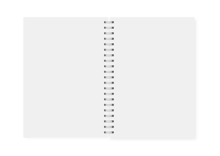 Sketch draw notebook cartoon Royalty Free Vector Image