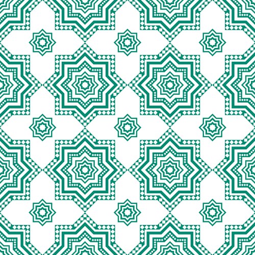 Seamless arabic pattern Royalty Free Vector Image