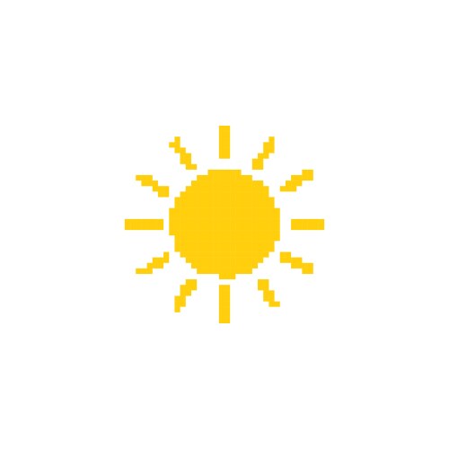 Sun Pixel Art Vector Images (over 1,100)