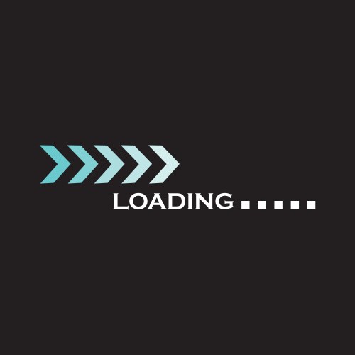 Loading indicator icon Royalty Free Vector Image