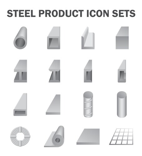 Steel structure material Royalty Free Vector Image