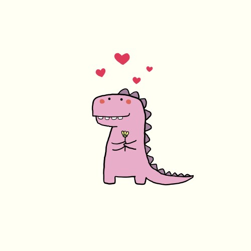 Cute funny dinosaur isolated Royalty Free Vector Image