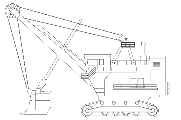 Dragline Excavator Vector Images (over 270)