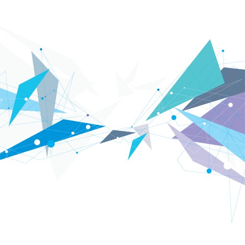 Abstract Blue Geometric Background Royalty Free Vector Image