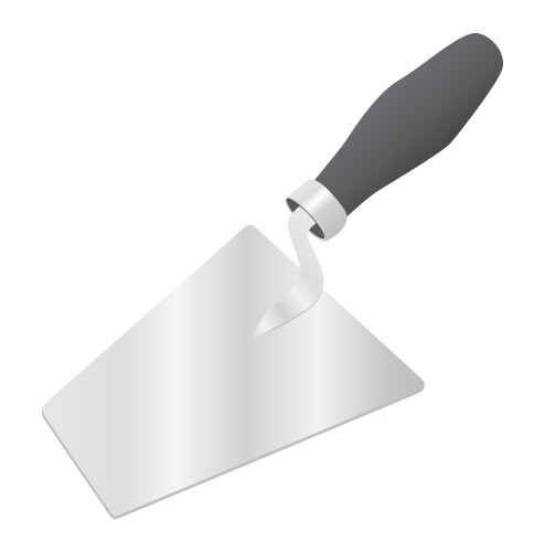 Cement trowel tool Royalty Free Vector Image - VectorStock