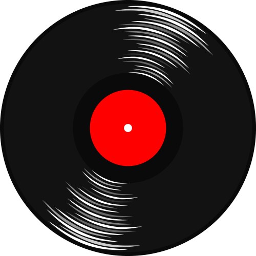 Retro 45 rpm record labels Royalty Free Vector Image