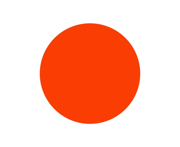 Circle shape outline brown stroke Royalty Free Vector Image