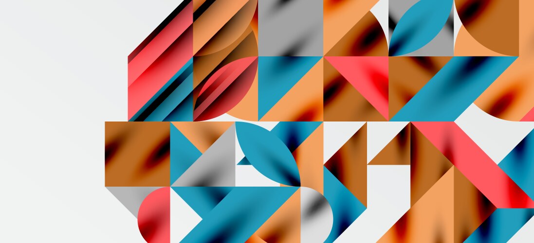 Geometric neo patterns abstract background for Vector Image
