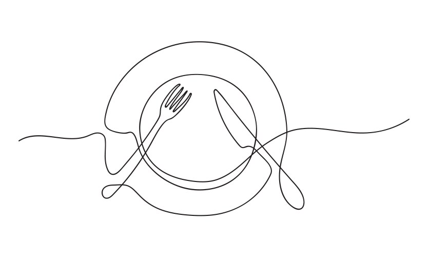 Dinner Plate Line Art Vector Images (over 10,000)