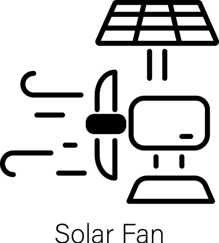 Solar transmission Royalty Free Vector Image - VectorStock