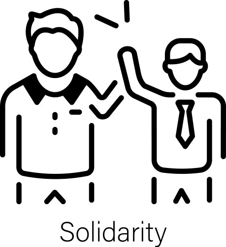 Solidarity Royalty Free Vector Image - VectorStock