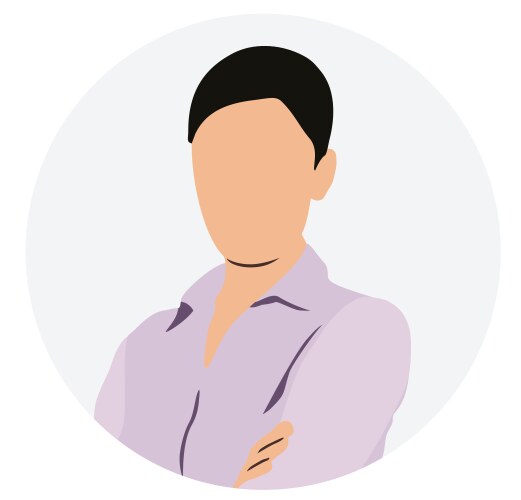 Business lady avatars profile id images cv head Vector Image