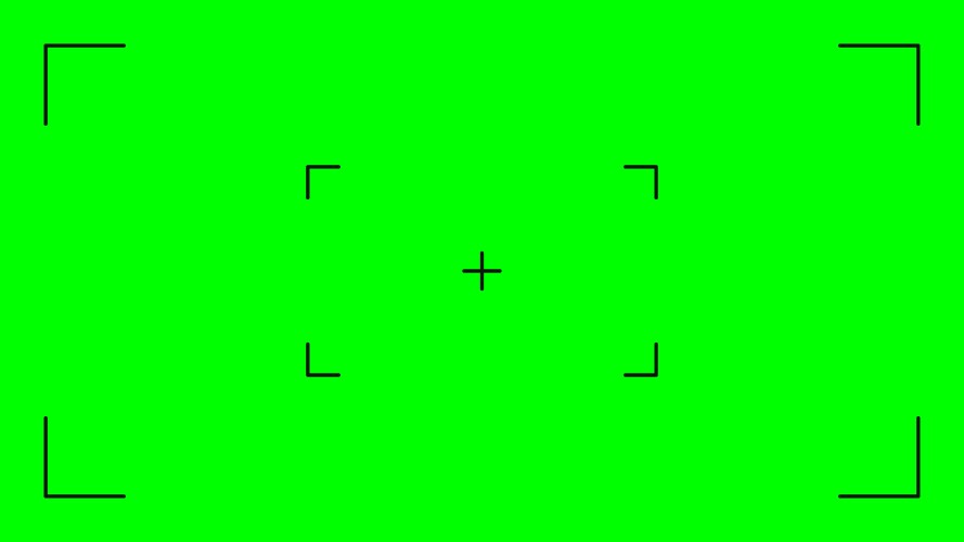 Green screen background with cross marks Vector Image