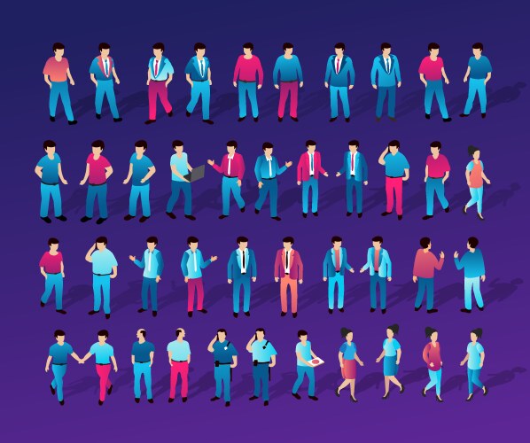 Isometric People Vector Images (over 100,000)