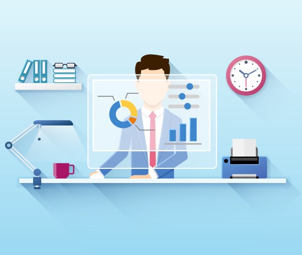 Assessment of competence achievements on work Vector Image