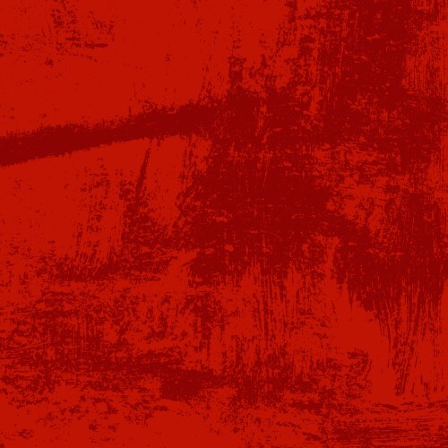 Red cartoon city background with different houses Vector Image