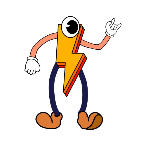 Character Cartoon Lightning Vector Images (over 2,800)