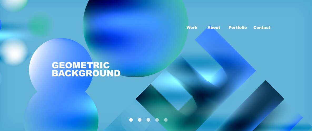 Artistic logo featuring green and electric blue Vector Image