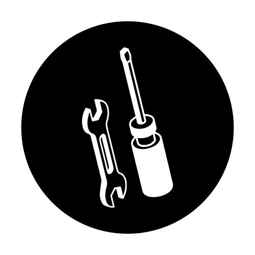 Tool icon symbol design Royalty Free Vector Image