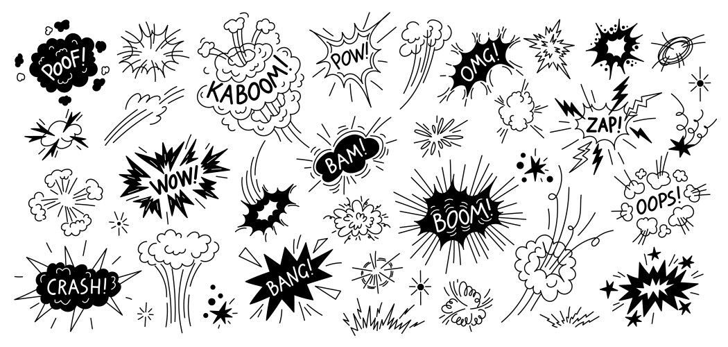 Cartoon Pow Vector Images (over 3,200)