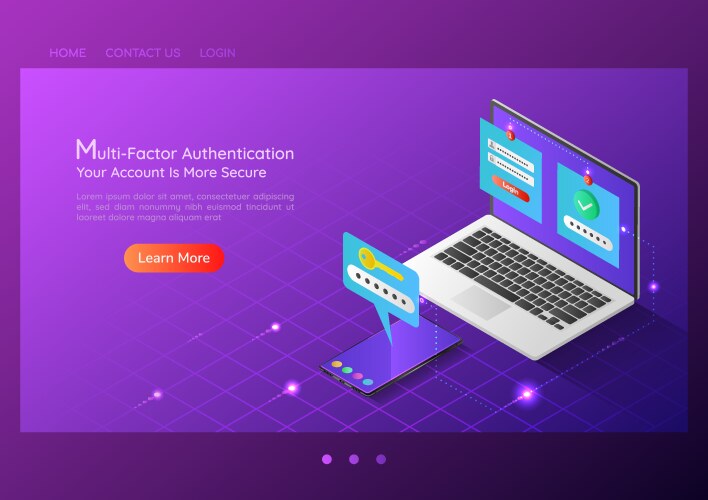 Isometric website development and application Vector Image