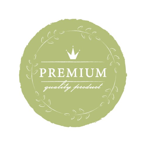 Premium quality product sticker Royalty Free Vector Image