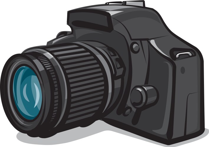 Old photo camera Royalty Free Vector Image - VectorStock