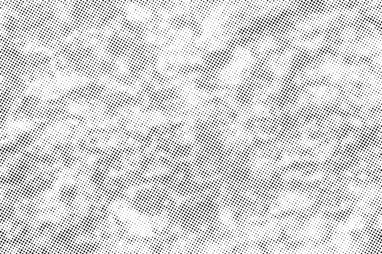 Black halftone pattern effect background Vector Image