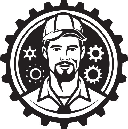 Blueprint graphics for engineersrobotics Vector Image