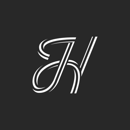 Black and White Letter H Vector Images (over 47,000)