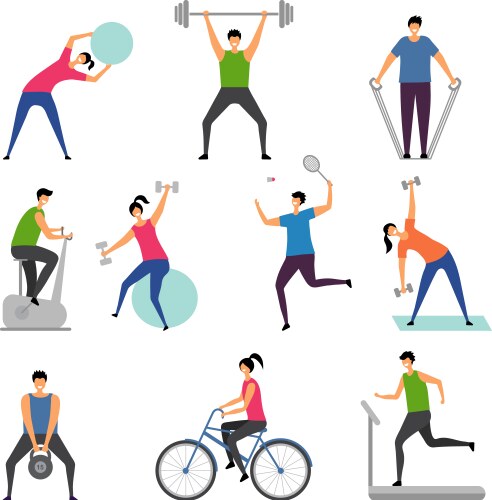 Exercise Vector Images (over 500,000)