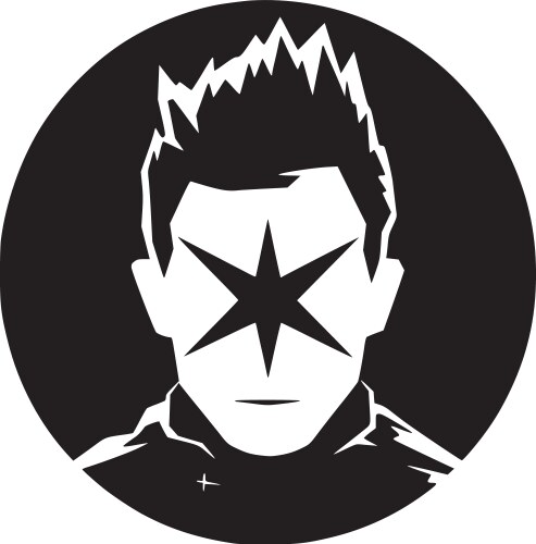 War - black and white isolated icon Royalty Free Vector