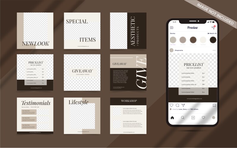 Instagram Layout Vector Images (over 5,500)