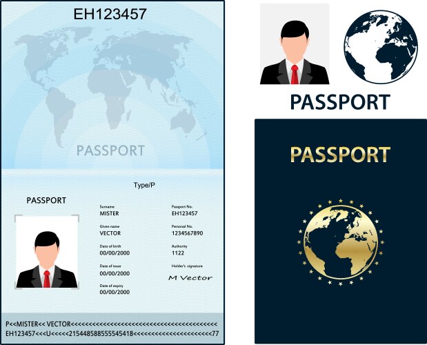 Passport Cartoon Vector Images (over 5,900)