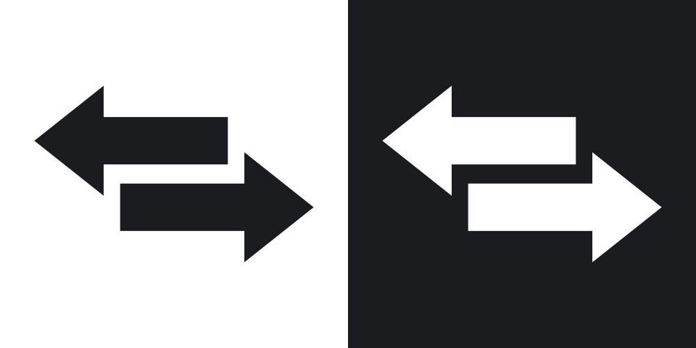 Data transfer icon set migration symbol Royalty Free Vector