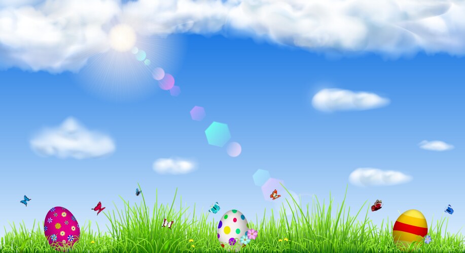 Easter background Royalty Free Vector Image - VectorStock