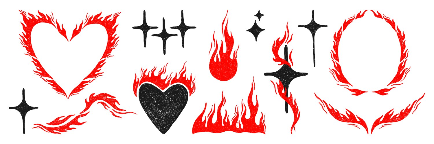 Chalk Flames Vector Images (over 460)