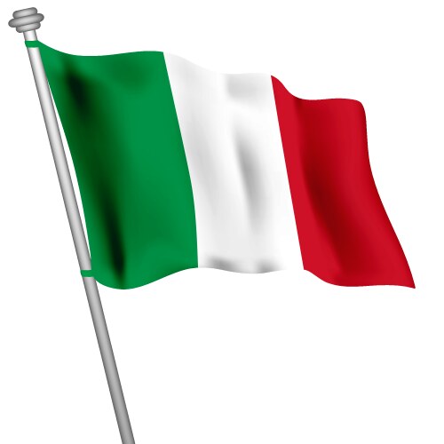 Italian Flag Clip Art Vector