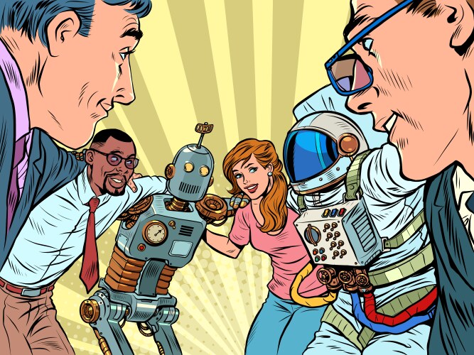 Man Retro Happy Vector Images (over 39,000)