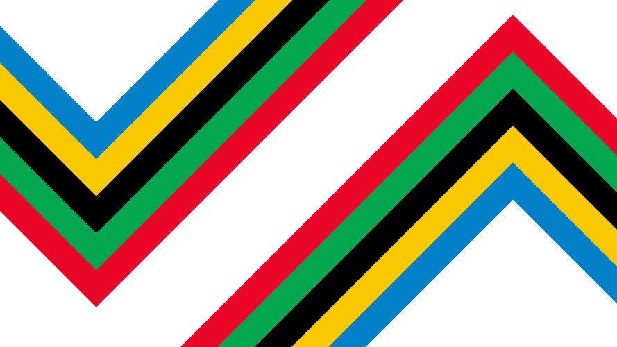 Summer olympic games paris 2024 header Royalty Free Vector