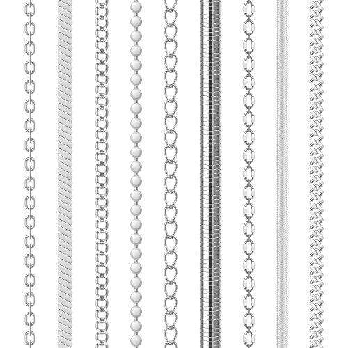 Realistic 3d detailed beads chain ball Royalty Free Vector
