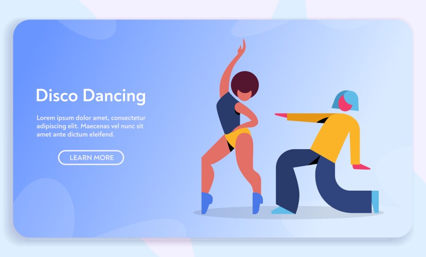 Contemporary dance isolated cartoon Royalty Free Vector