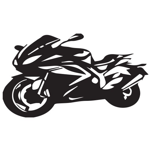 Motorbike icon symbol Royalty Free Vector Image