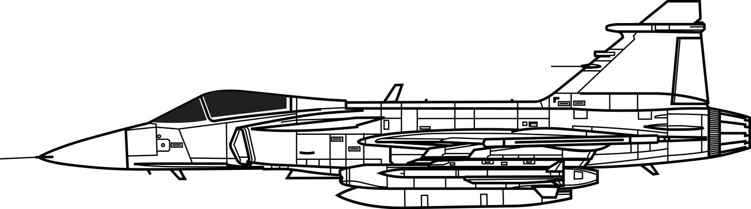 Coloring book of military plane on blue sky Vector Image