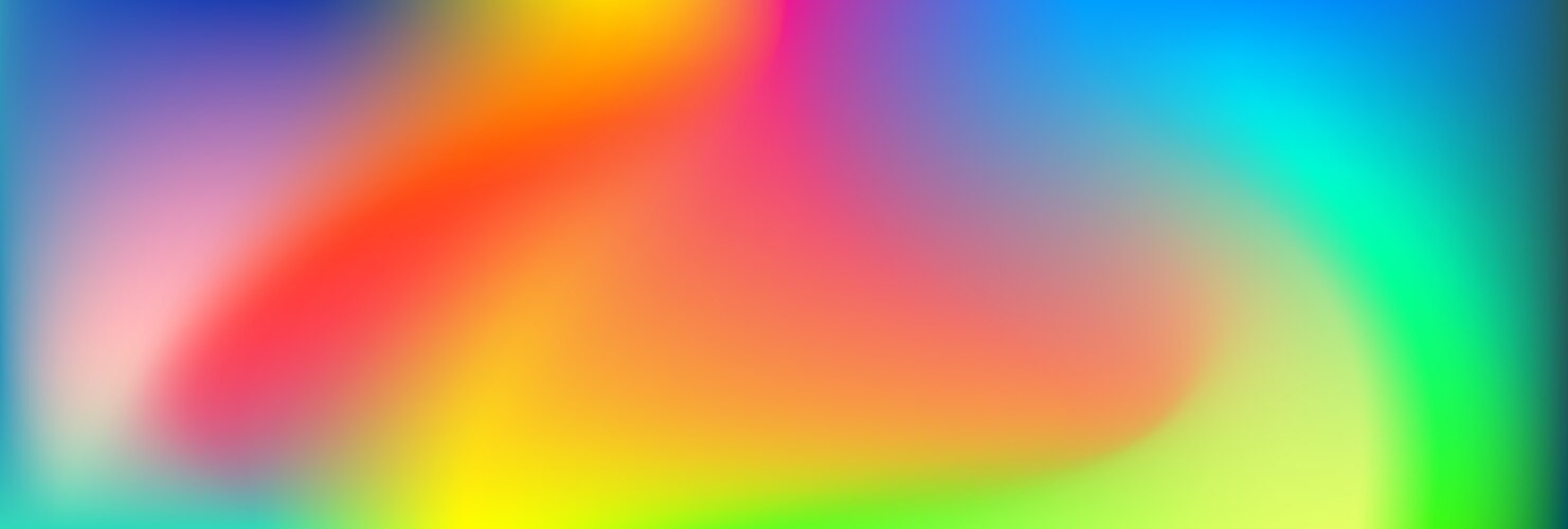 Swirl radial gradient rainbow background Vector Image