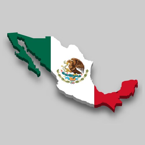 Mexico Country Shape Vector Images (over 2,100)
